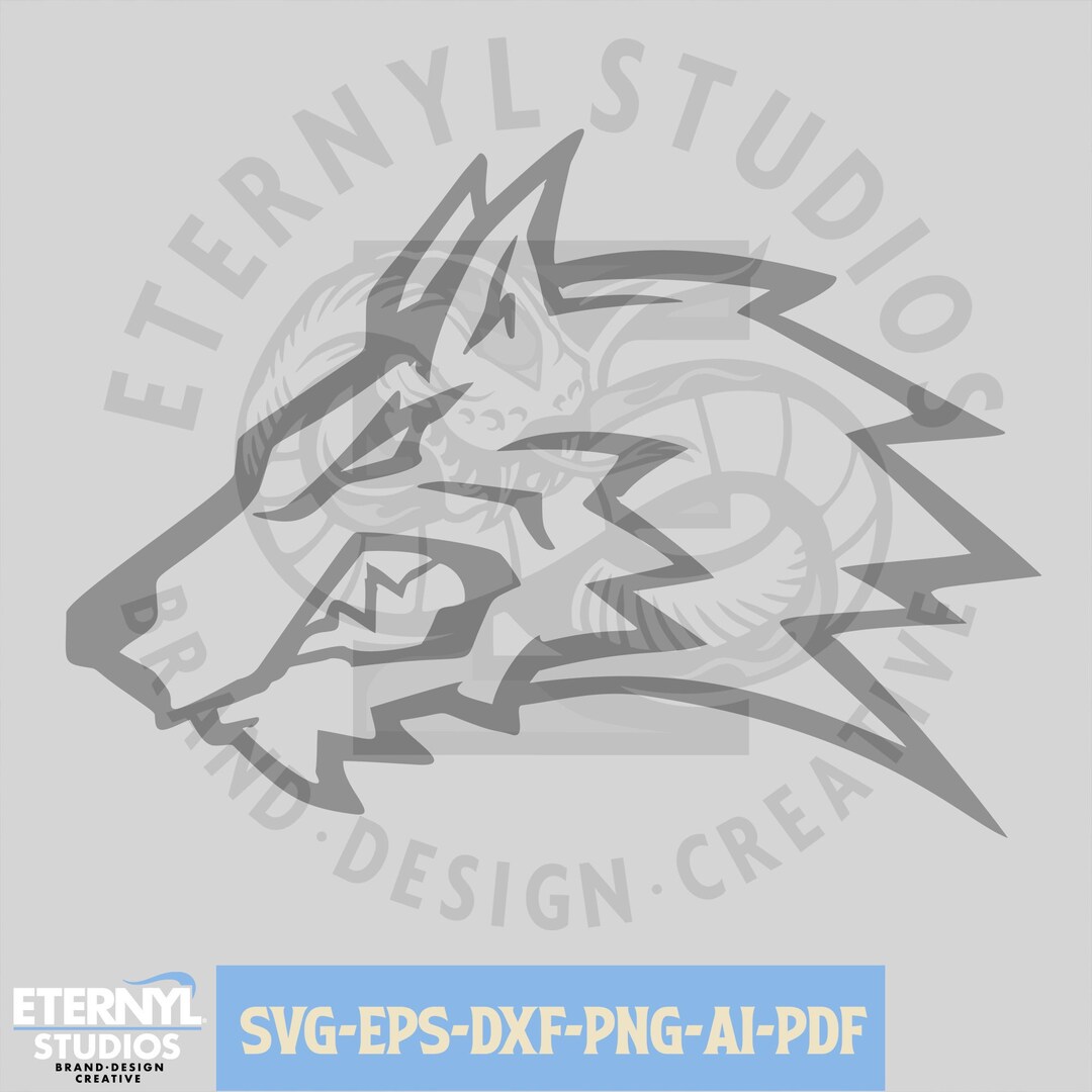 Wolf Mascot SVG PNG, School Mascot, Football Mascot, Sports Mascot ...
