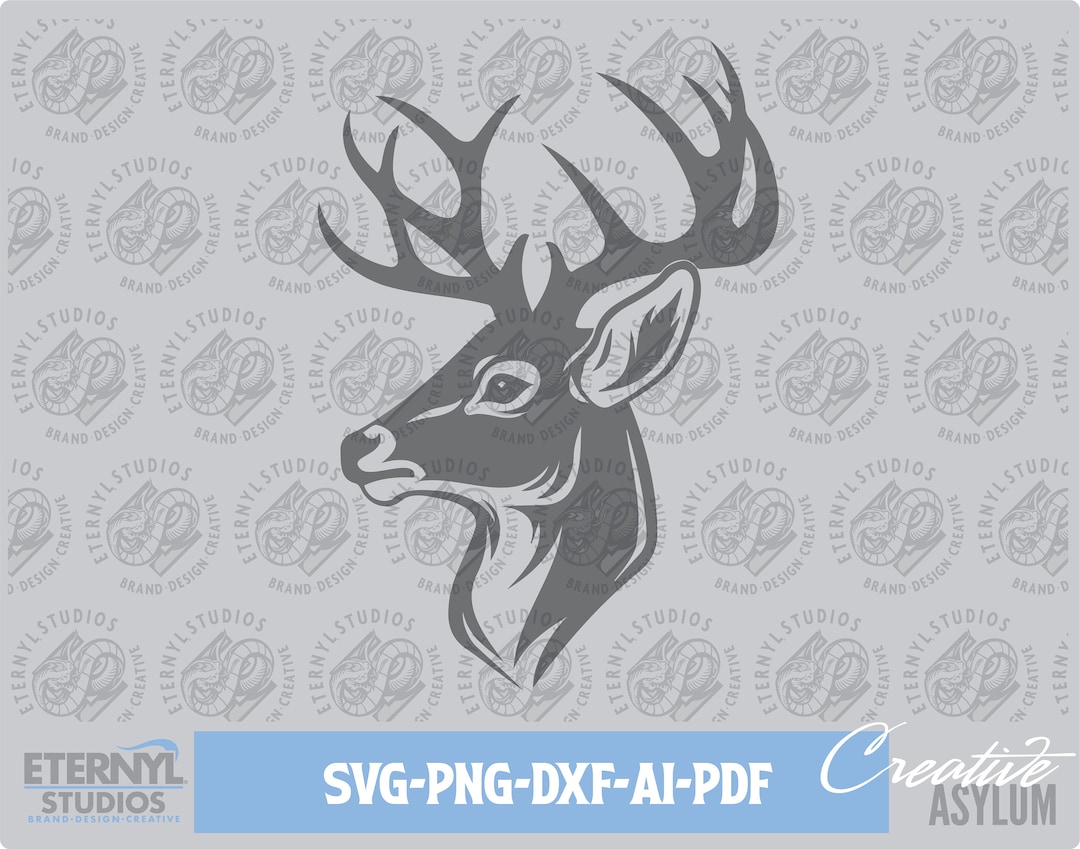 Buck SVG PNG: Whitetail Deer Hunting Cut File (digital Download) - Etsy