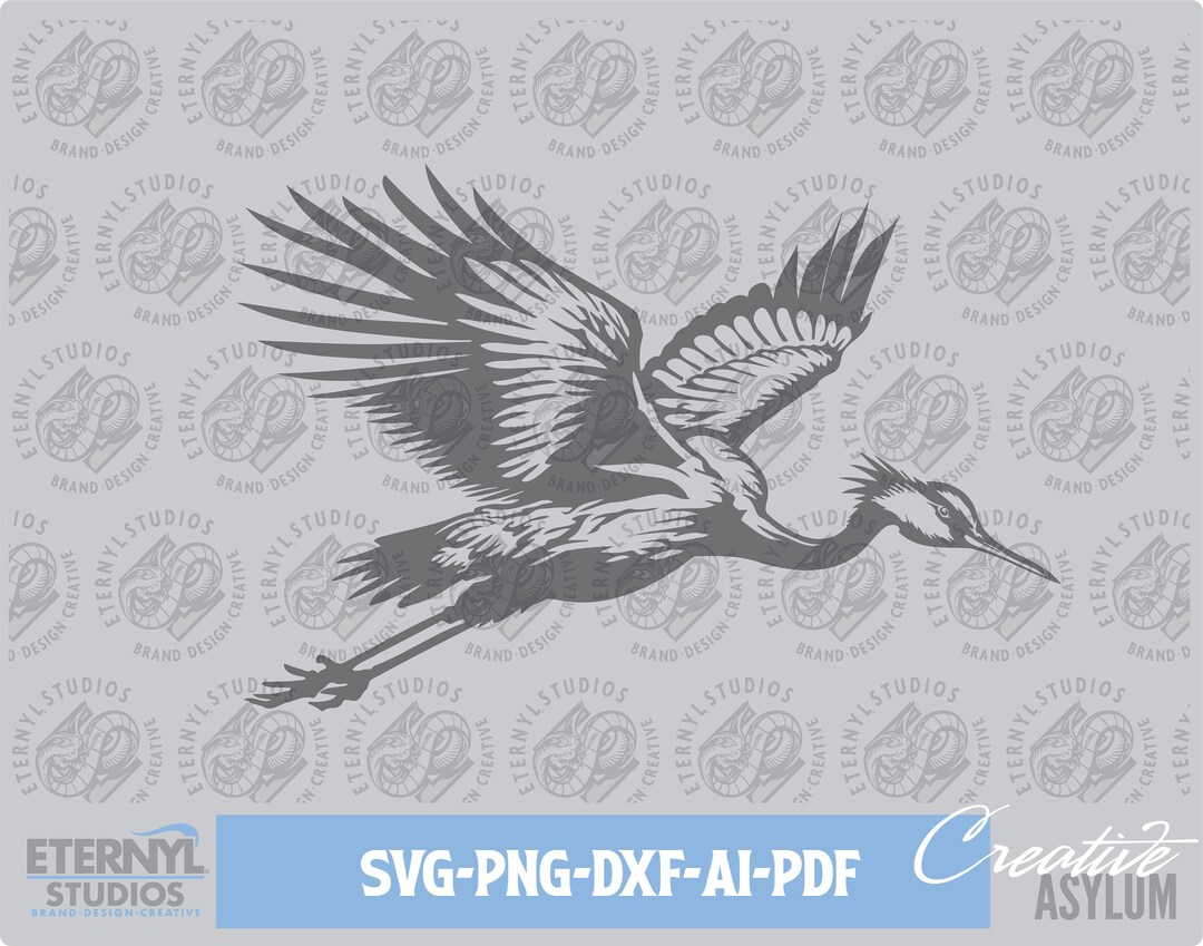 Crane SVG PNG, Sandhill Crane, Ocean, Gulf, Crane Mascot, Crane Logo ...