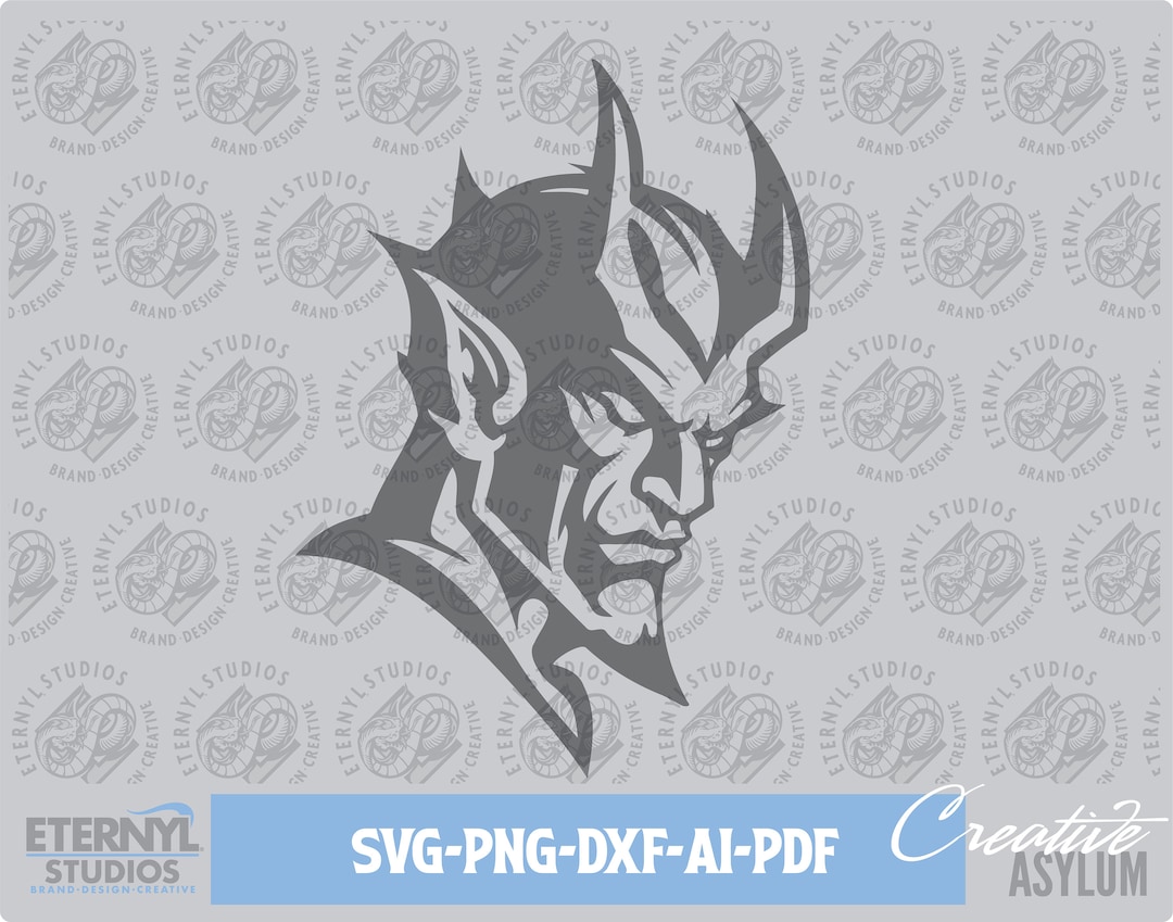 Devil SVG PNG, Instant Download, Devil Logo, Devil Mascot, Demon, Devil ...