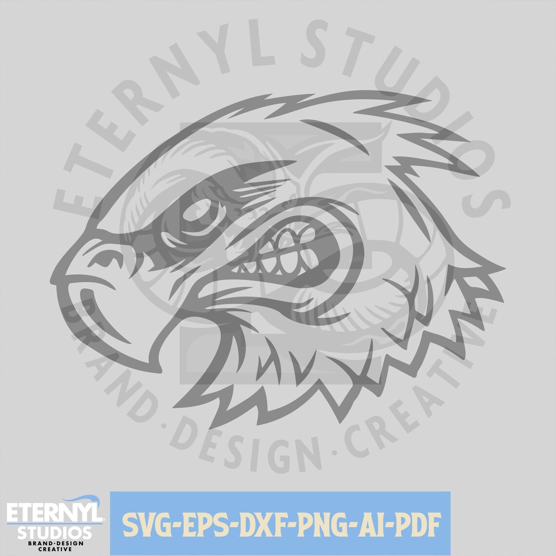 Hawks Mascot SVG and PNG Fighting Hawks Redtails School - Etsy