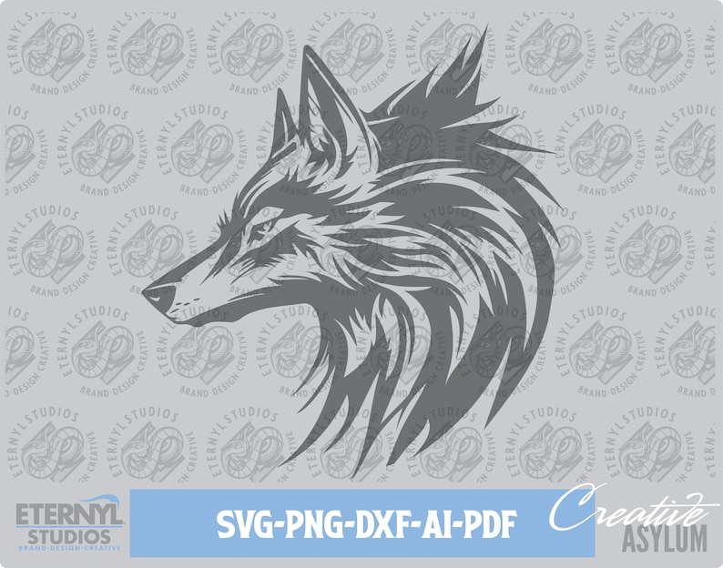 Wolf SVG PNG Grey Wolf Head Timber Wolf Dire Wolf Wolf - Etsy