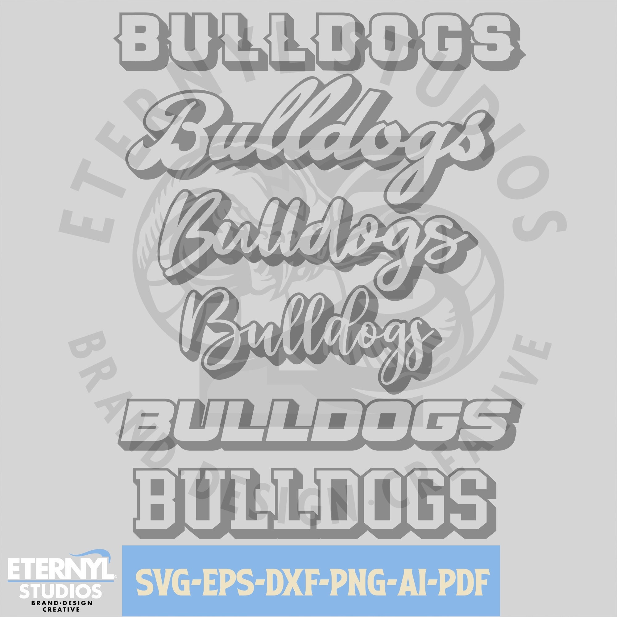 Bulldogs Text SVG PNG, 6 Pack Svg, Bulldogs Bundle, Bulldogs Svg ...