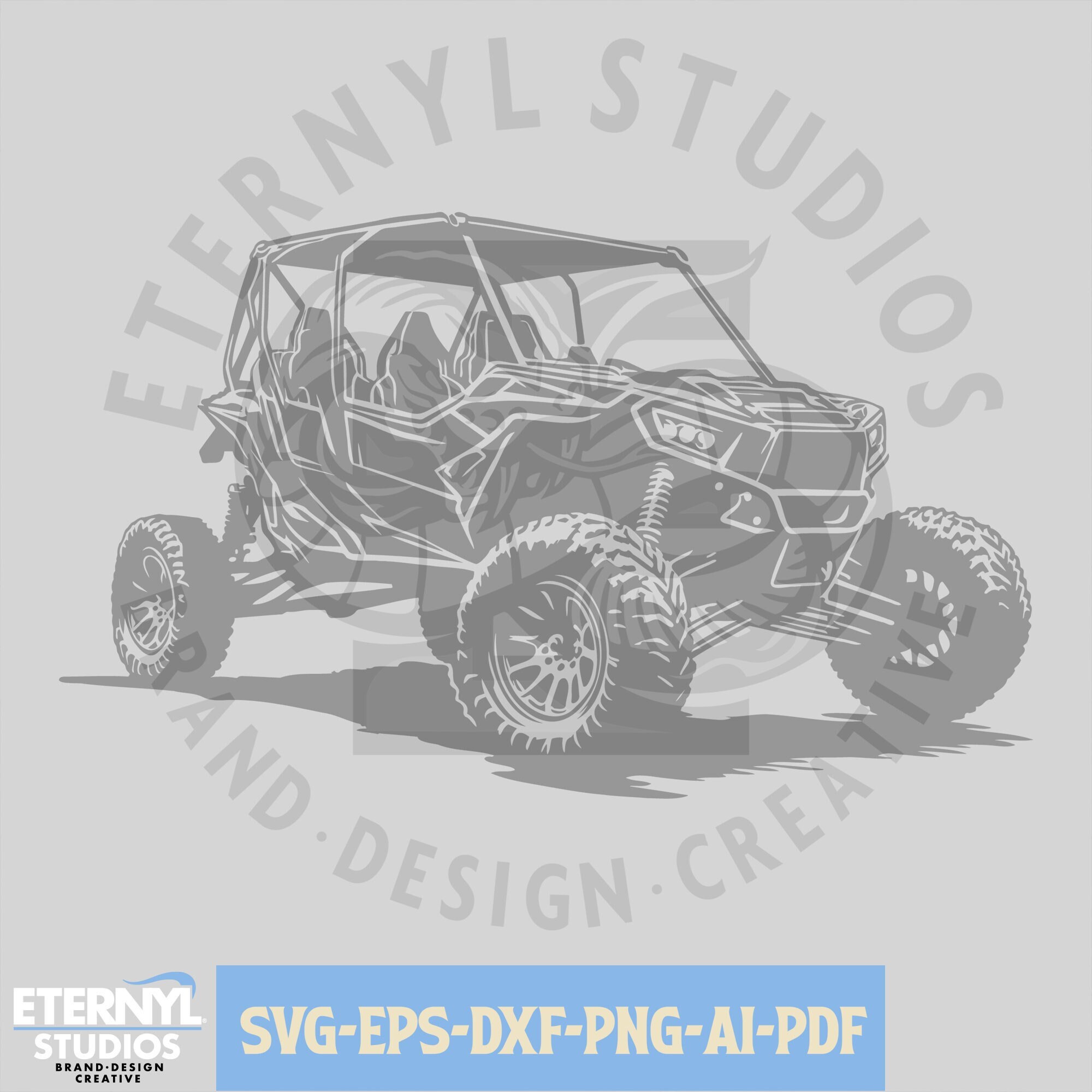 Off-road UTV Vector Art: 4x4 SVG, PNG (digital Download) - Etsy