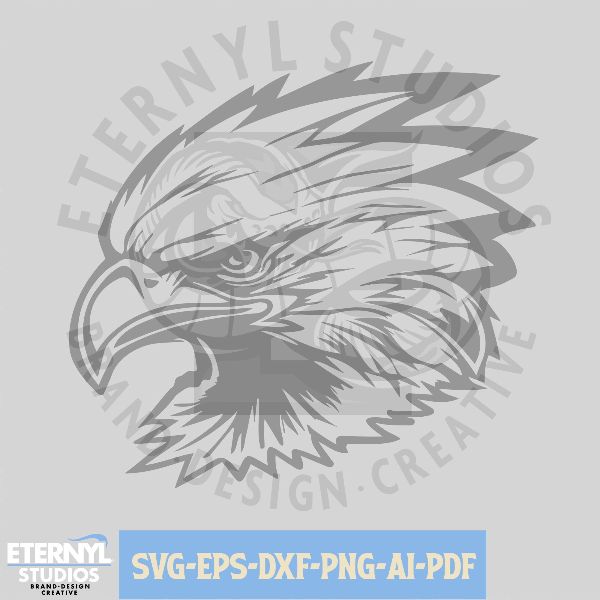 Eagle SVG PNG, Bald Eagle, Eagle Mascot, School Mascot, American ...