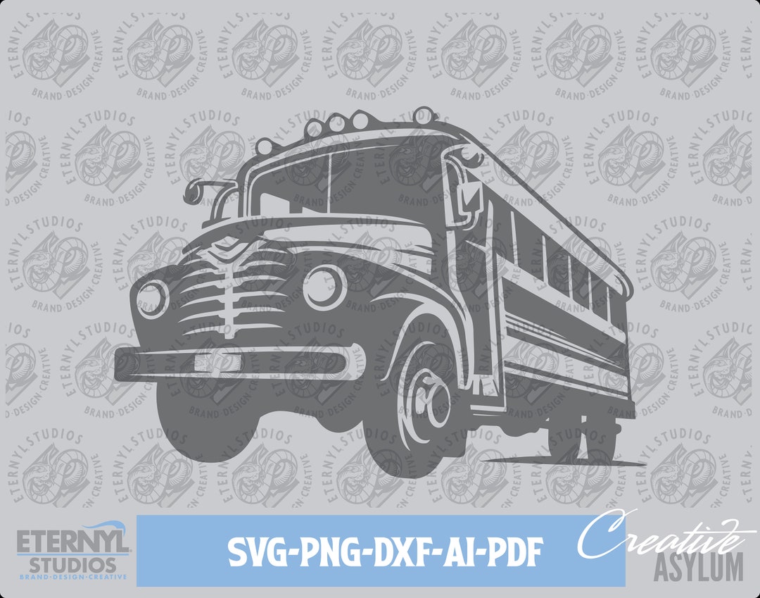 School Bus SVG PNG, Instant Digital Download, School Bus Clipart, Bus ...