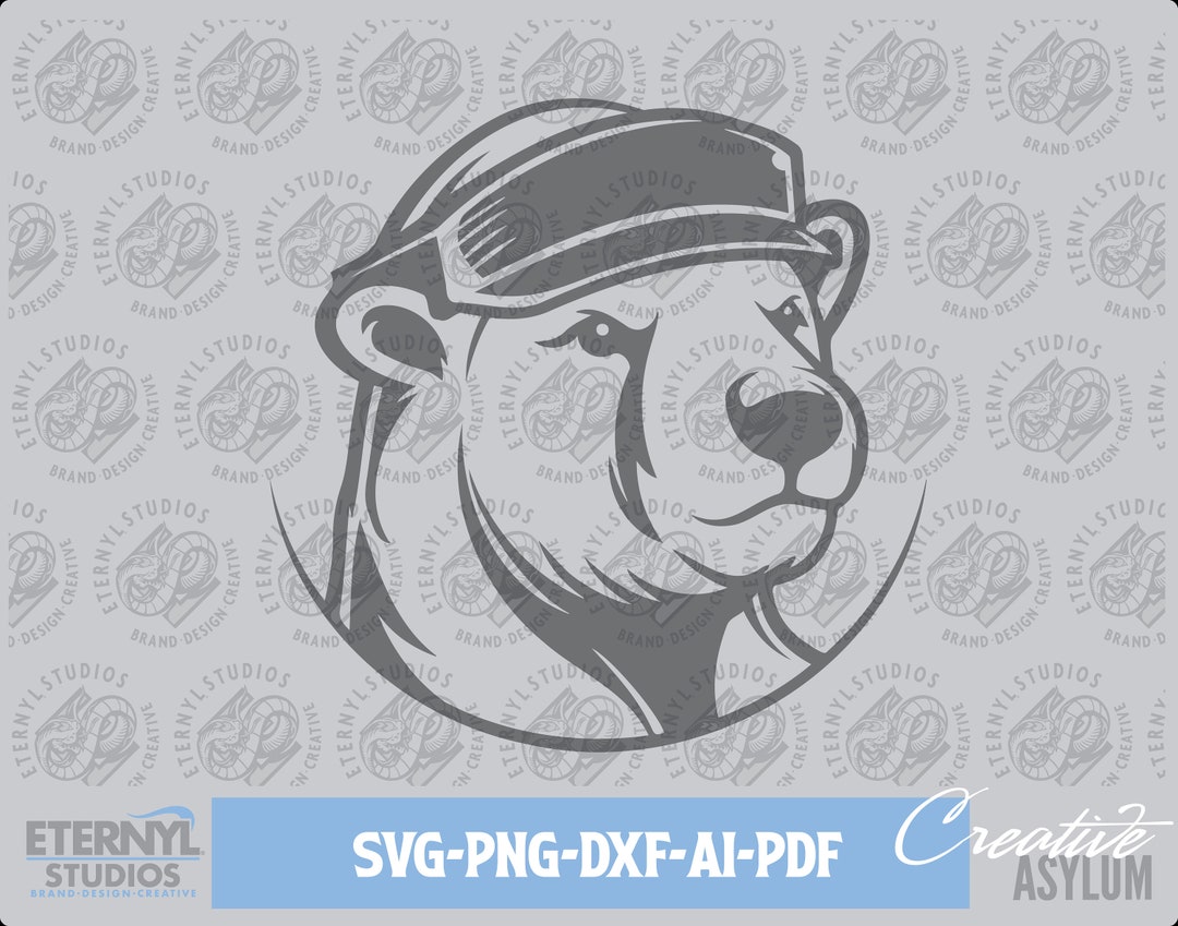 Bear SVG PNG, Polar Bear, Golf Bear, Tennis Bear, Sports Bear, Bear ...
