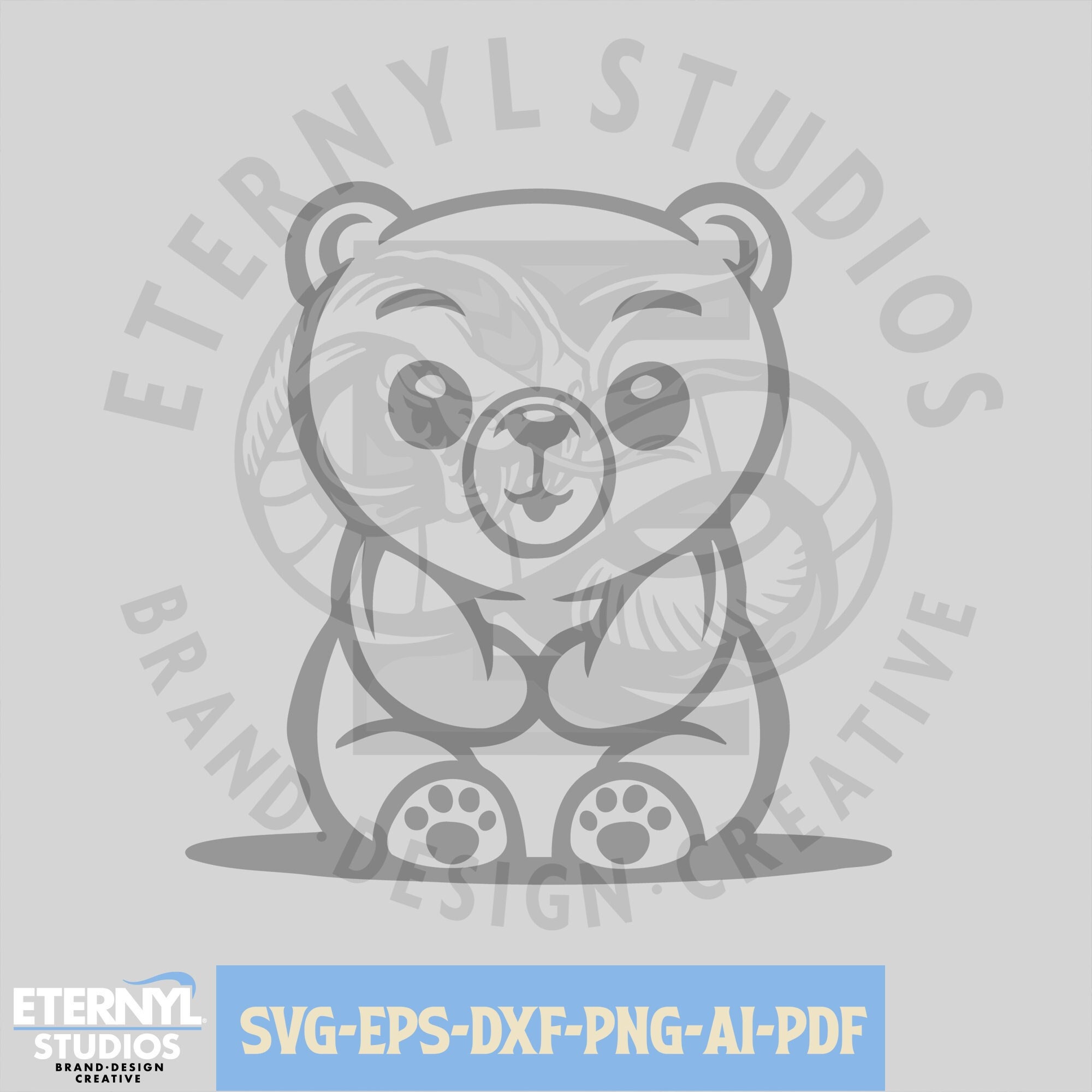 Cute Bear SVG PNG, Baby Bear, Teddy Svg, Stuffed Bear, Bear Cub, Bear ...
