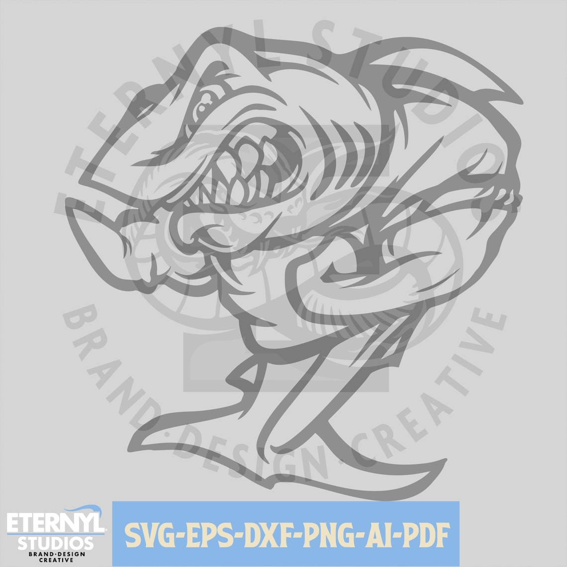 Shark Mascot SVG PNG School Mascot Football Mascot Sports - Etsy