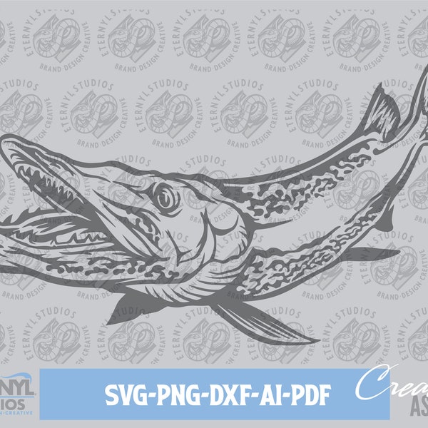 Musky Svg - Etsy