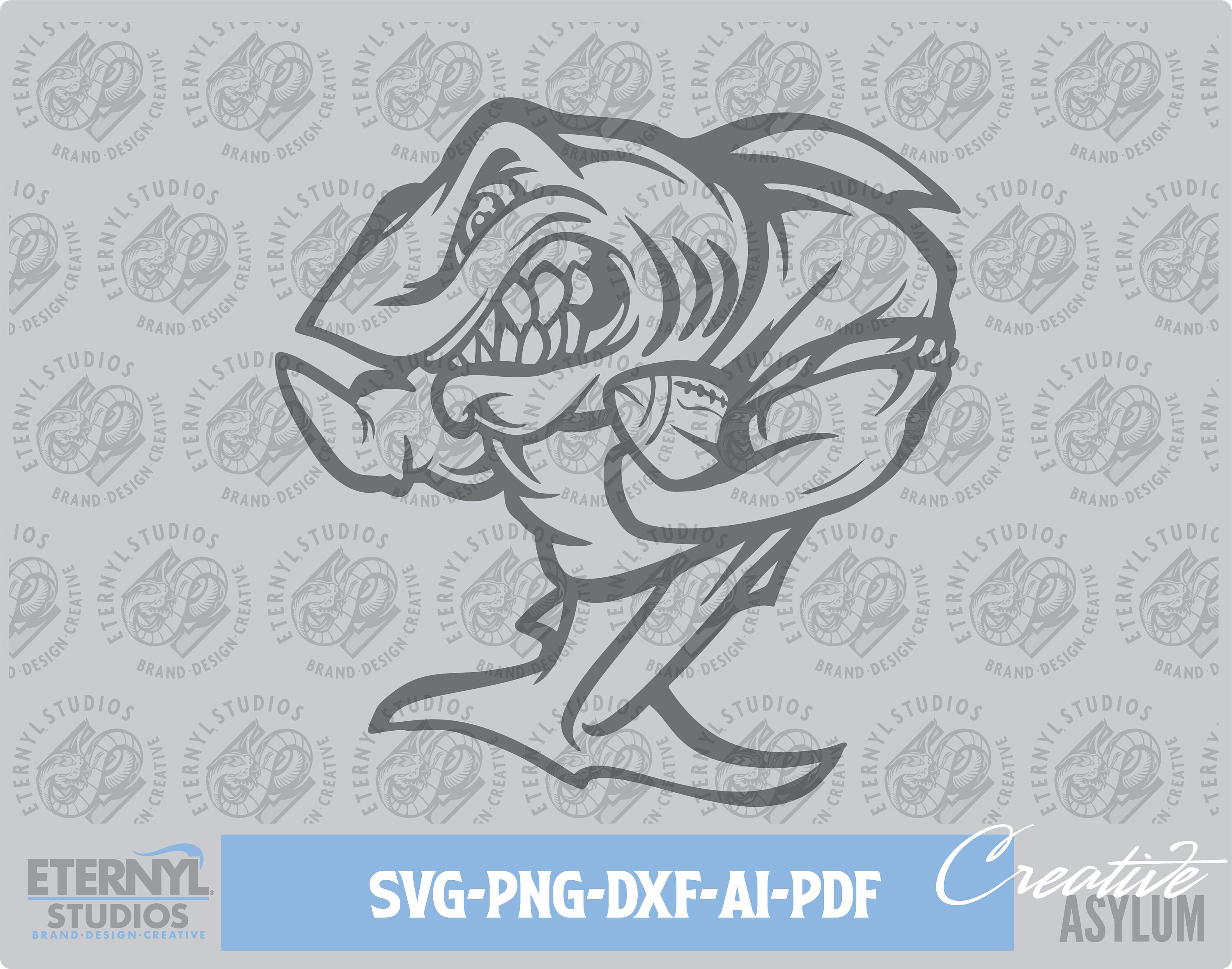 Shark Mascot SVG PNG Instant Digital Download School Mascot - Etsy
