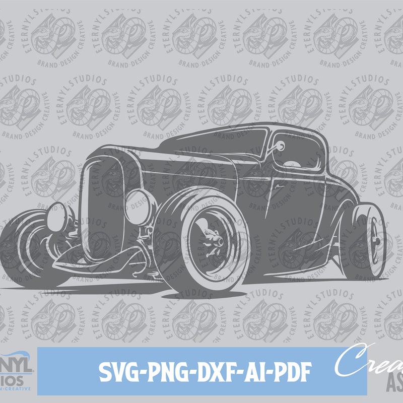 Hot Rod Cartoon Svg - Etsy