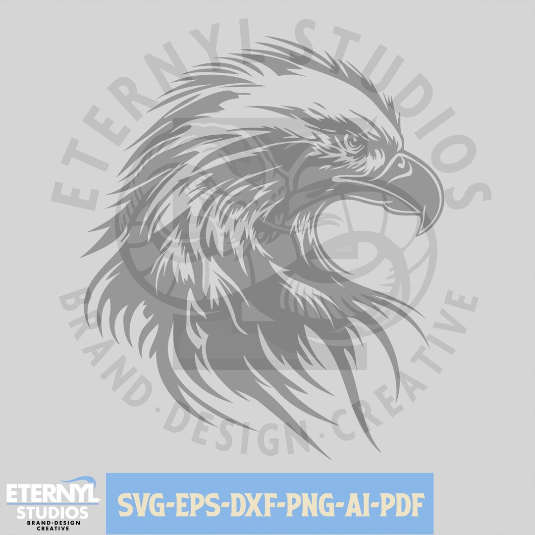 Eagle SVG PNG, Bald Eagle, Eagle Mascot, School Mascot, American ...