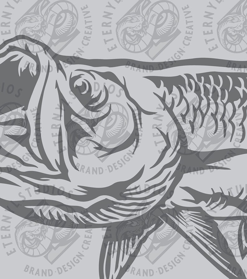 Tarpon SVG PNG Tarpon SVG Instant Download Silver King - Etsy