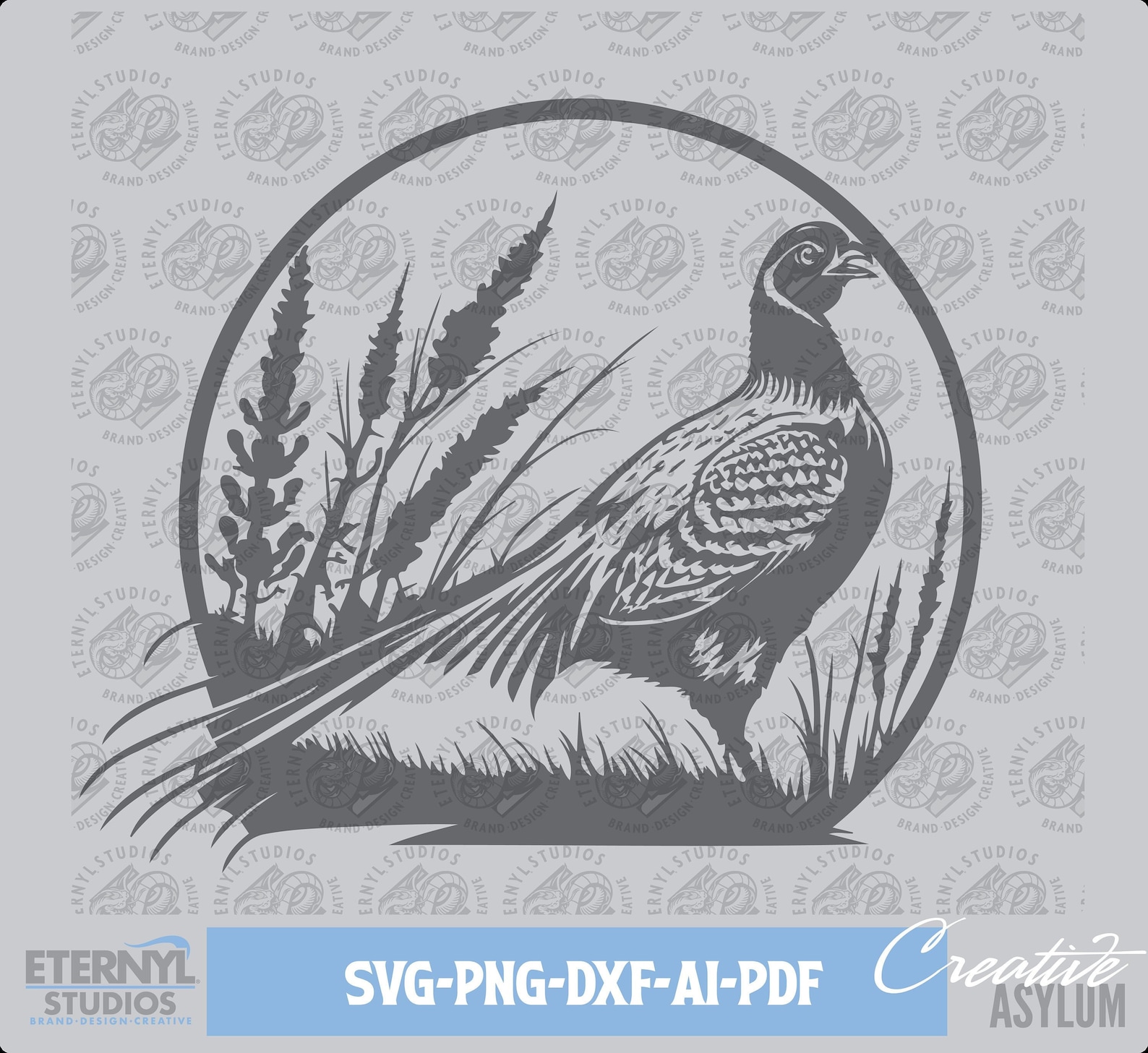 Pheasant SVG PNG, Instant Digital Download, Game Bird, Hunting ...