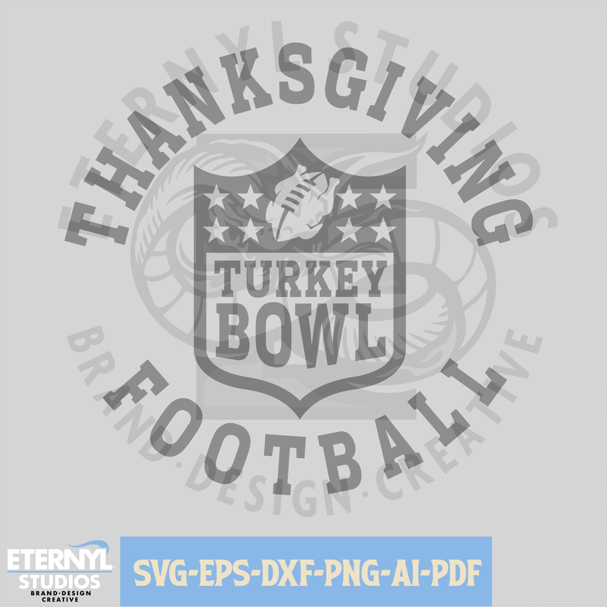 Turkey Bowl Svg, Thanksgiving SVG, Thanksgiving Football Svg ...