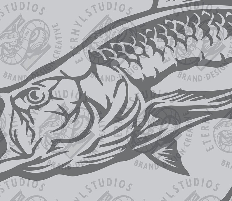 Tarpon SVG PNG Tarpon SVG Instant Download Silver King - Etsy