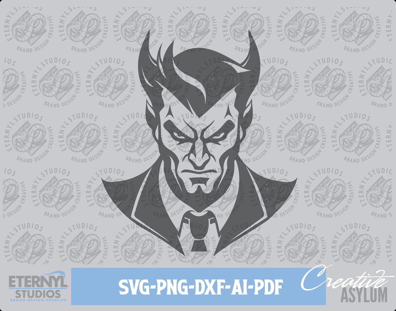 Devil SVG PNG, Scary Clipart, Halloween, Instant Digital Download, Cool ...