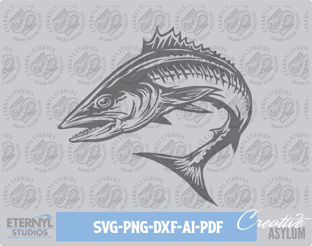 Wahoo Fish SVG PNG: Gulf Fishing Art (digital Download) - Etsy