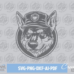 K-9 Unit SVG PNG, Police Dog, German Shepard, K-9 Unit, K9, Officer ...