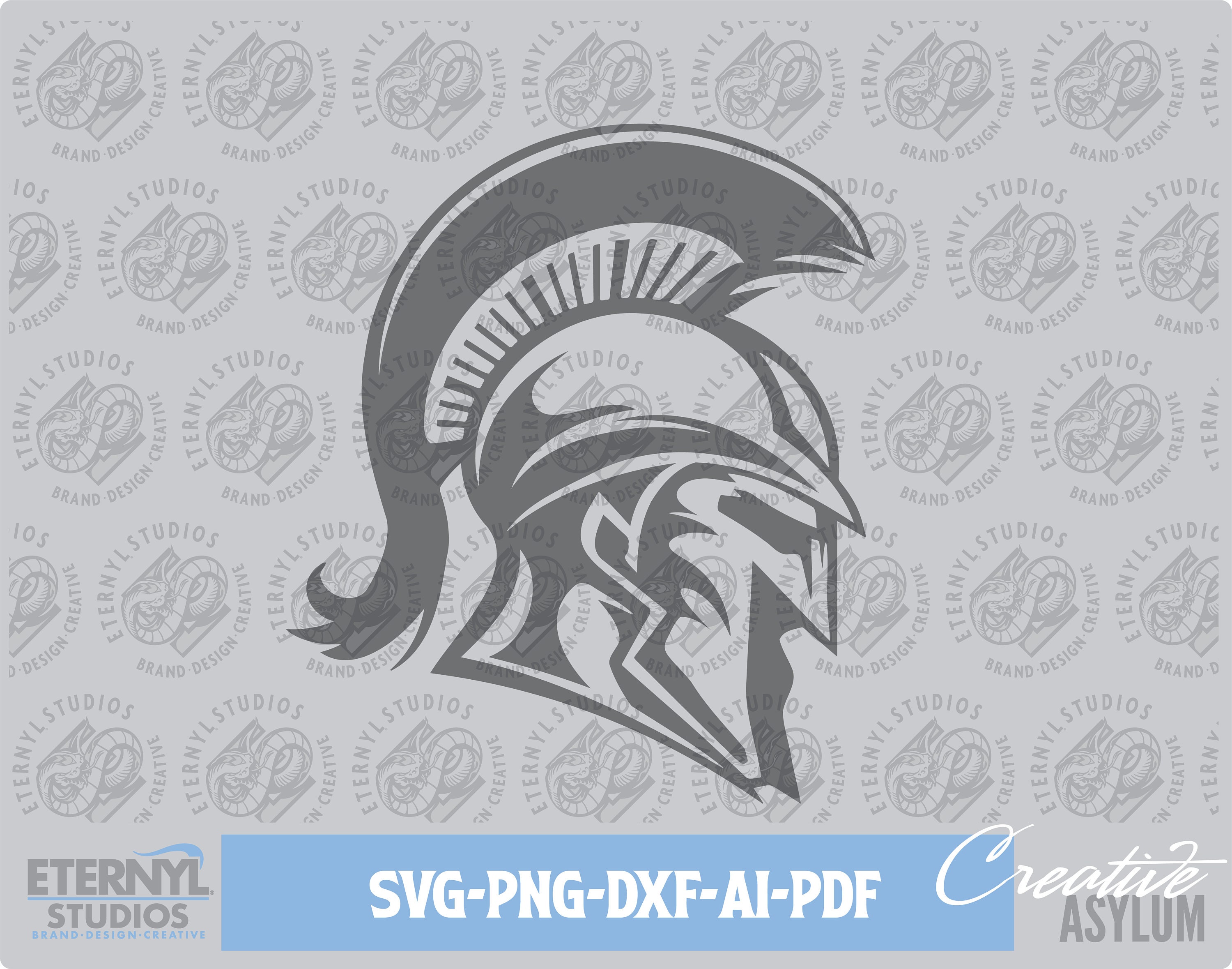 Spartan SVG PNG Digital Download Trojan Spartan Logo - Etsy