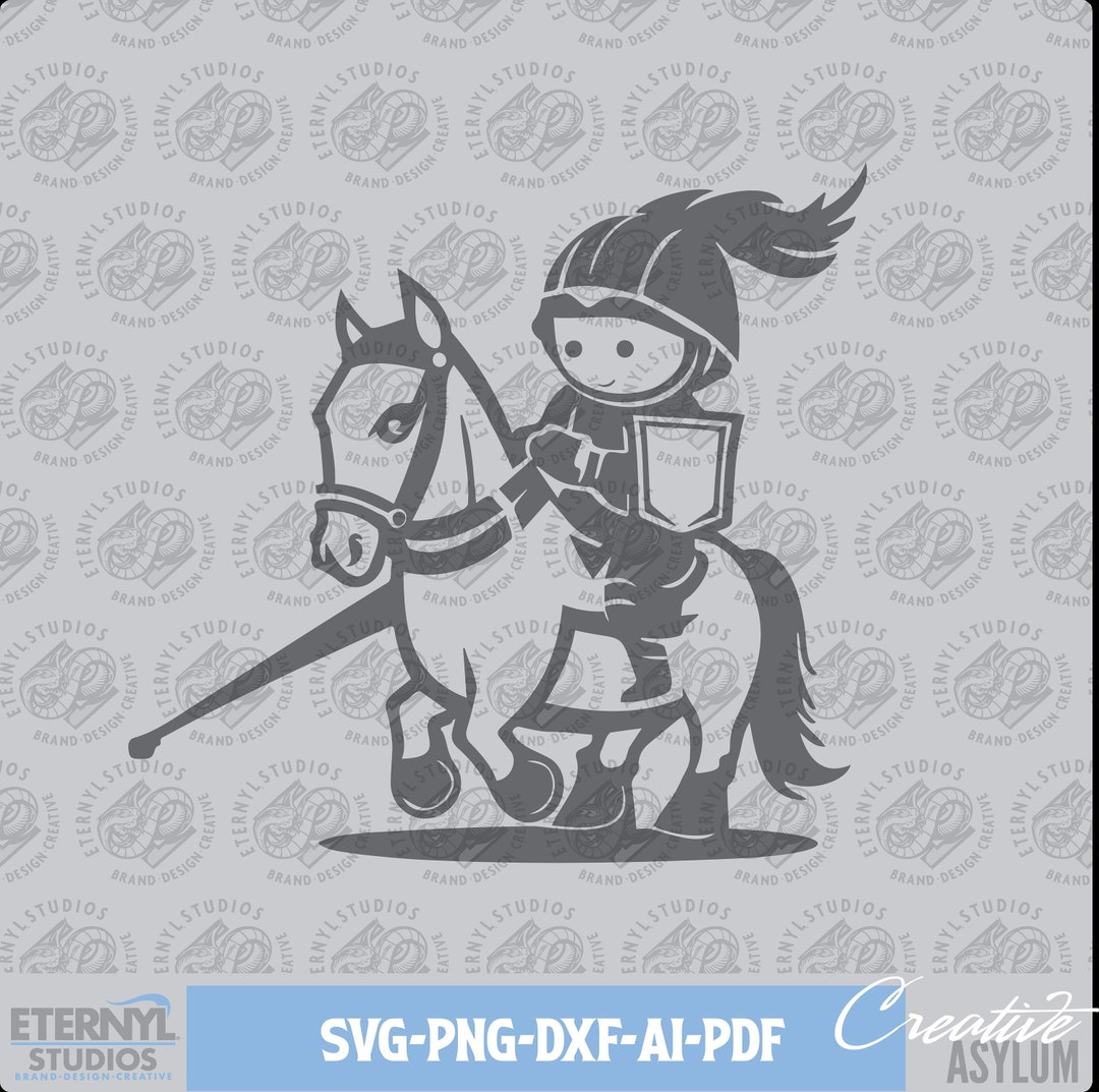 Knight SVG PNG, Kid Knight, Kid Art, Knights Clipart, Digital Download ...