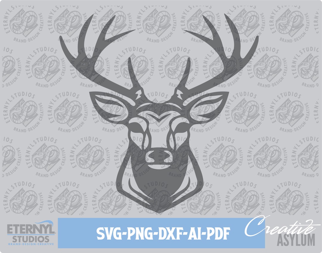 Buck SVG PNG, Instant Download, Big Buck, Big Rack Svg, Whitetail Svg ...