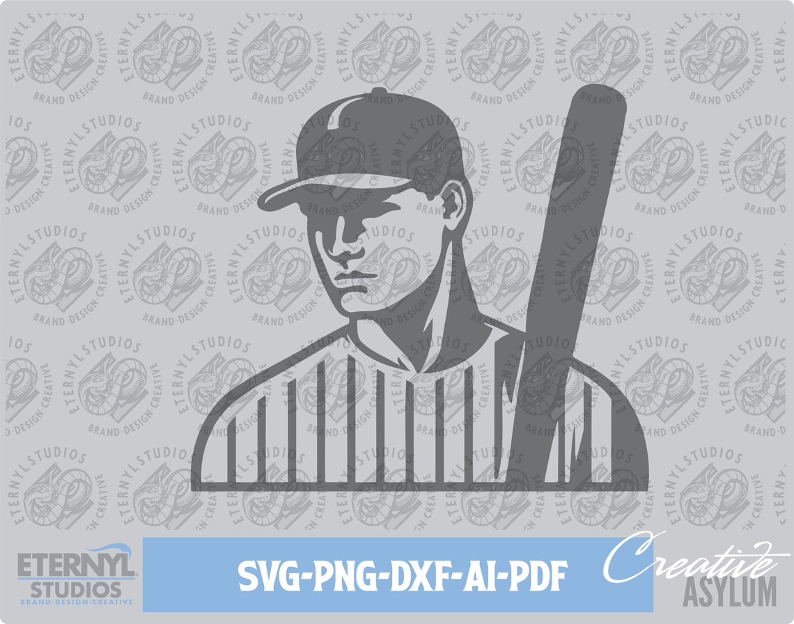 Baseball SVG PNG, Baseball Player, Baseball Mascot, Baseball Logo ...