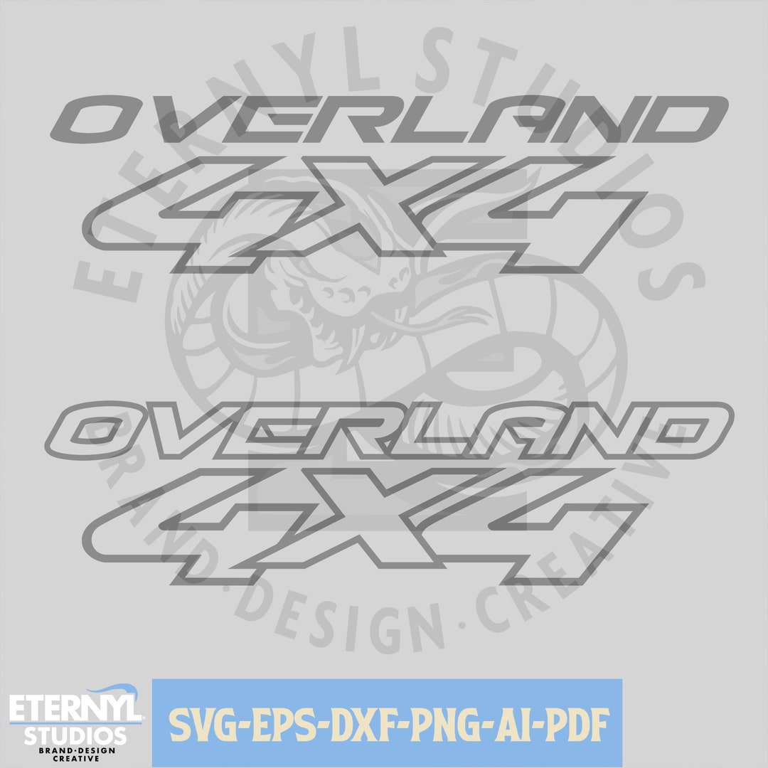 Overland 4x4 Svg, Offroad Style, Overland Svg, Vehicle Decal 4x4 ...