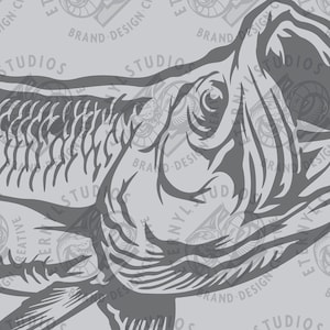 Tarpon SVG PNG, Tarpon SVG, Instant Download, Silver King, Tarpon ...