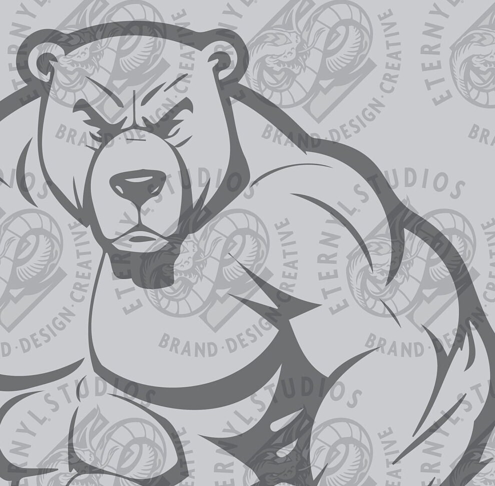 Bear SVG PNG Bodybuilding Instant Digital Download Muscle - Etsy