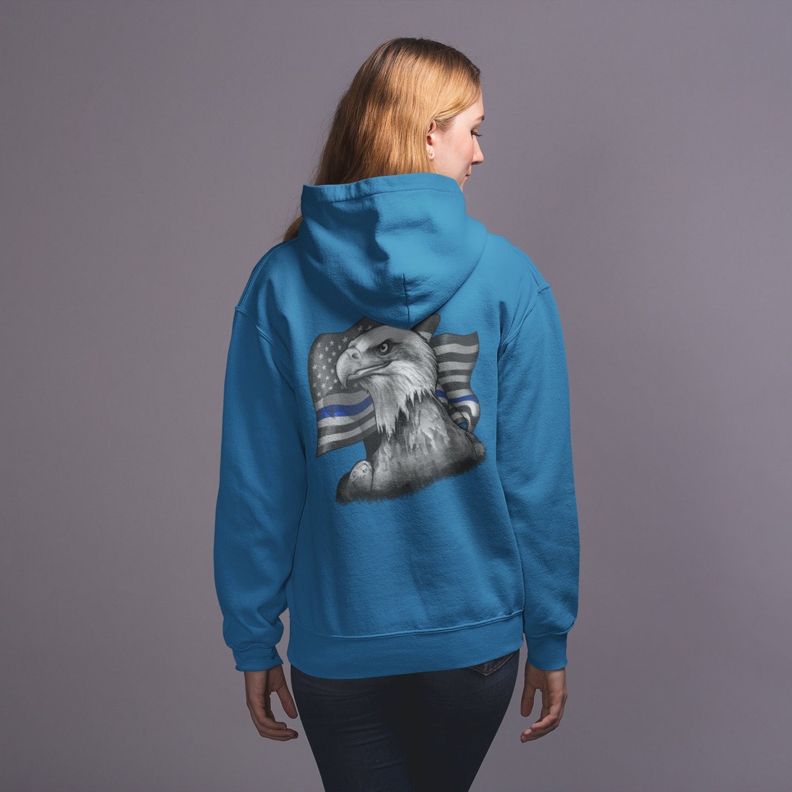 Eagle Flag Blue Line PNG, Police Art, Patriotic Eagle, Police Eagle ...