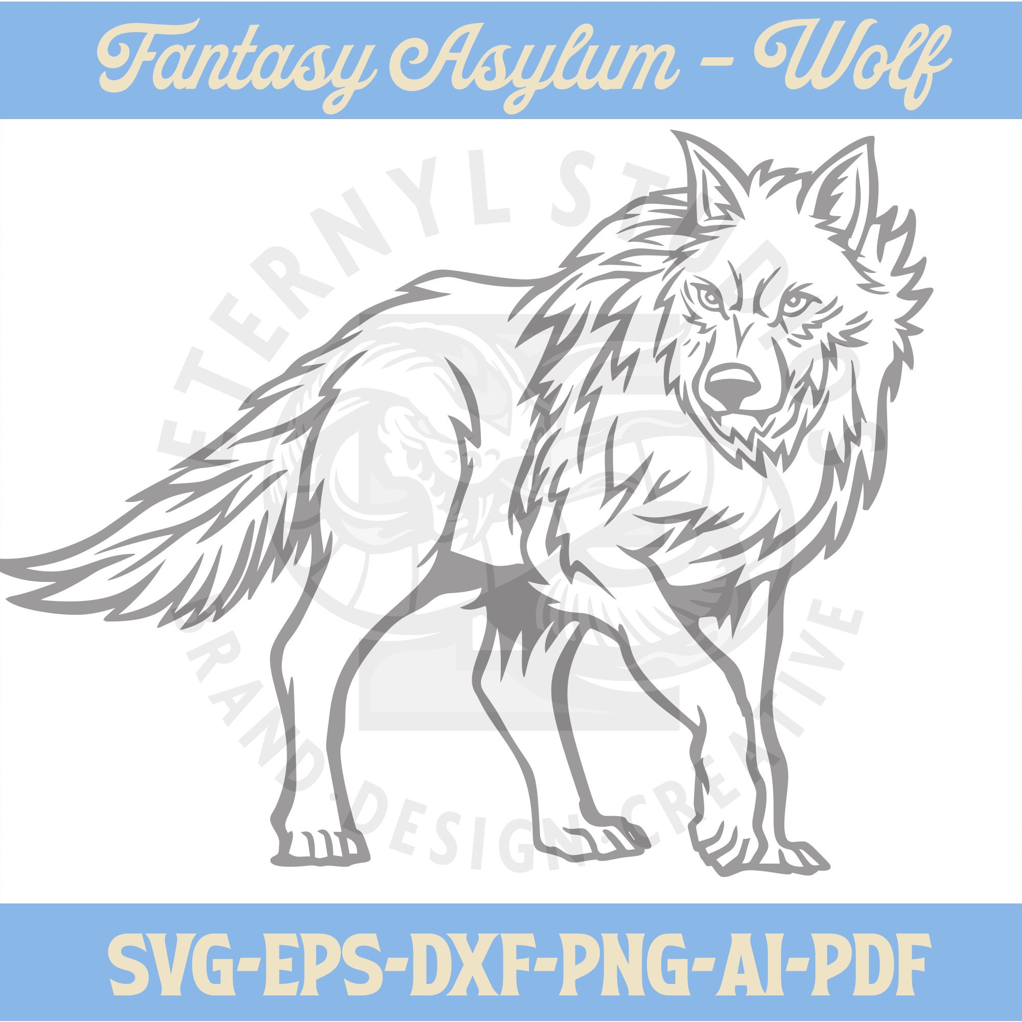 Wolf SVG 4pack Wolves Dire Wolf Timber Wolf Wolf Pack - Etsy