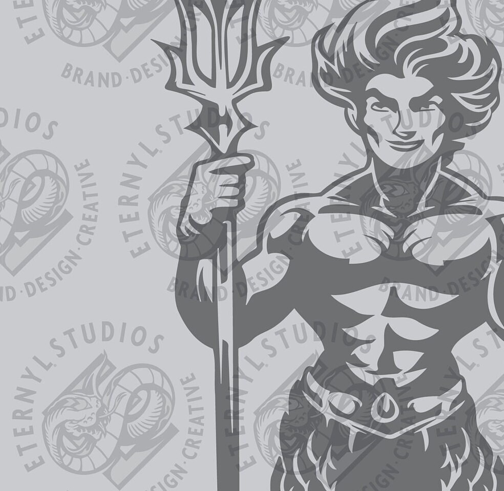 Merman SVG PNG Atlantis SVG Instant Download Neptune - Etsy UK