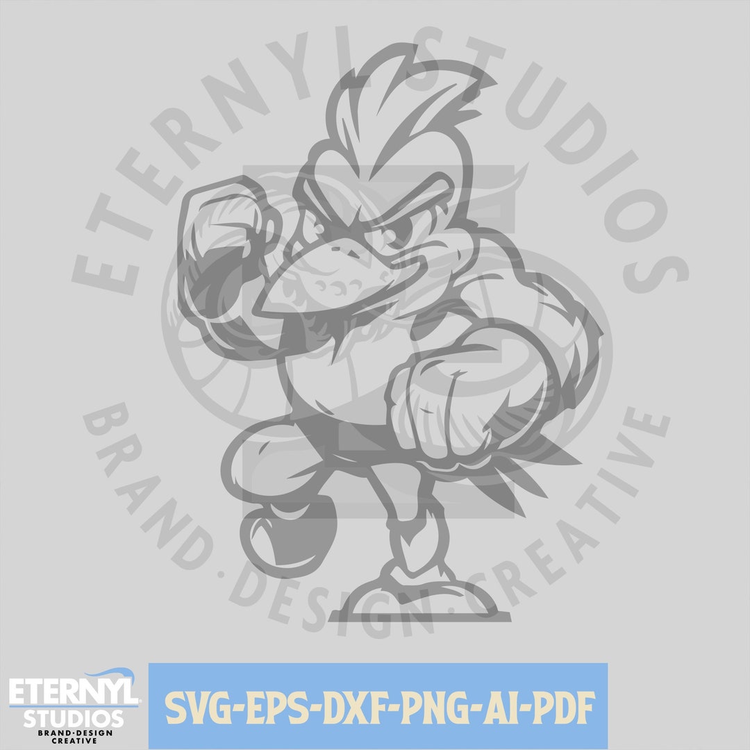 Fighting Chicken Svg Png, Easter Chick, Spring Chicken, Easter Clipart ...