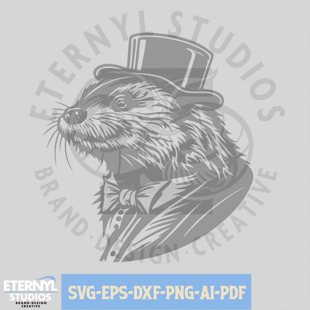 Groundhog Svg and Png, Groundhog's Day Svg, Fancy Groundhog, Groundhog ...
