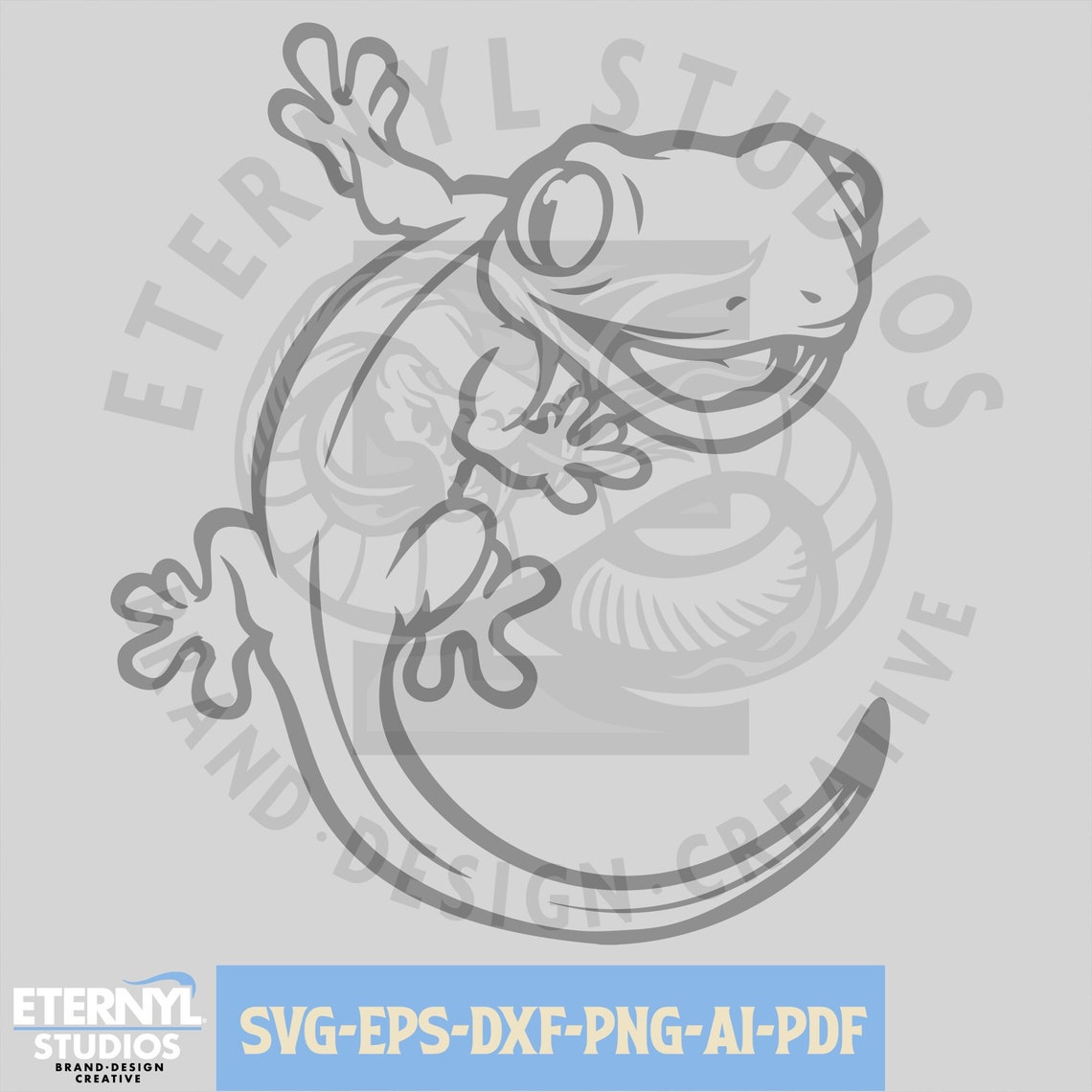Gecko Cute SVG PNG Gecko Sticker SVG Gecko Mascot Gecko - Etsy