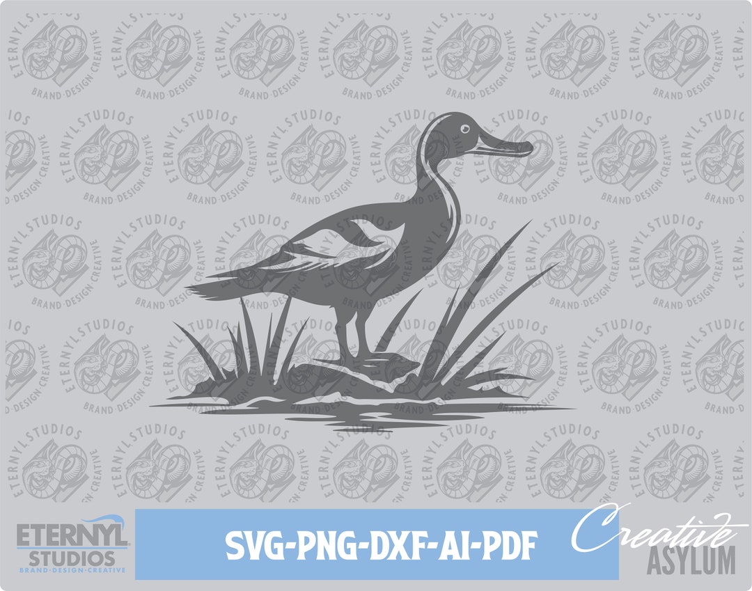 Mallard Duck SVG PNG: Wildlife Vector Art (digital Download) - Etsy