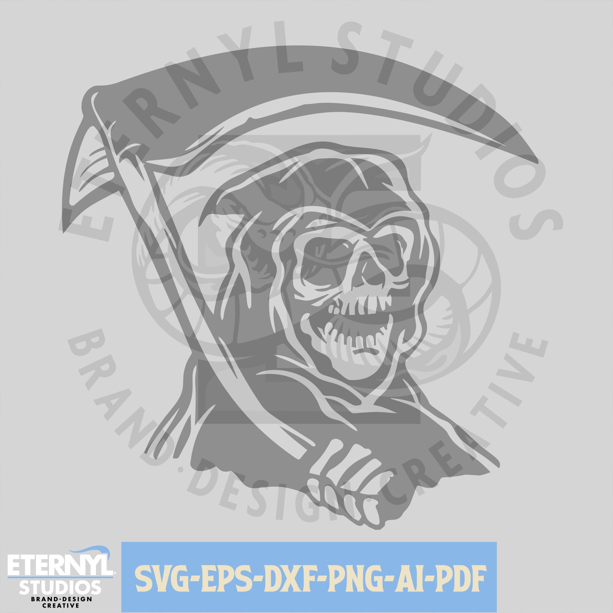 Grim Reaper SVG PNG Reaper Halloween Svg Evil Clipart Cut - Etsy Australia