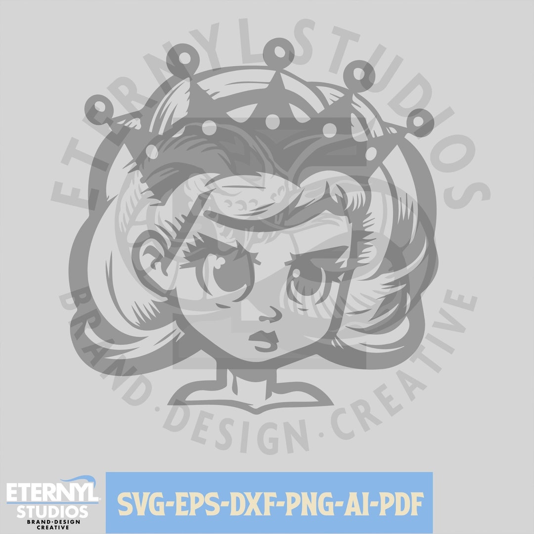 Princess Svg Png, Pouty Princess, Queen, Princess Logo, Princess ...