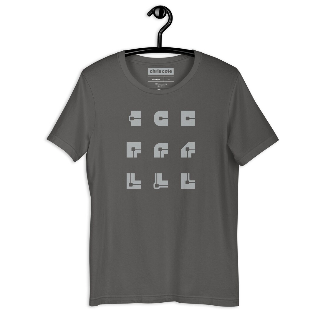 Graphic Design T-shirt, Interface Series “stroke, Cap, Corner, Align ...