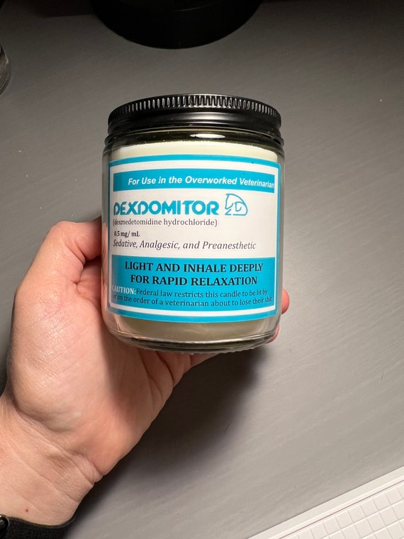 Veterinary Medicine Candle 7 Oz Single Wick Dexdomitor - Etsy Canada
