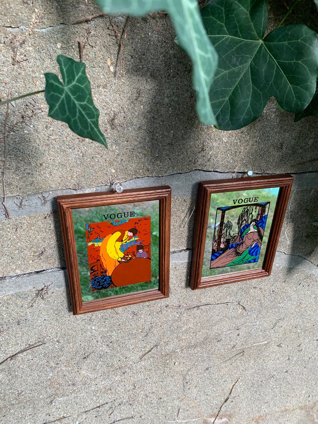 Vogue Mirror Mural Designer Mirror Vintage Elegant Collectible Design ...