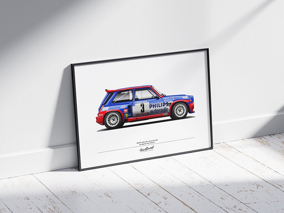 Decorative Poster Renault 5 Maxi Turbo Ragnotti Tour De Corse 85 - Etsy