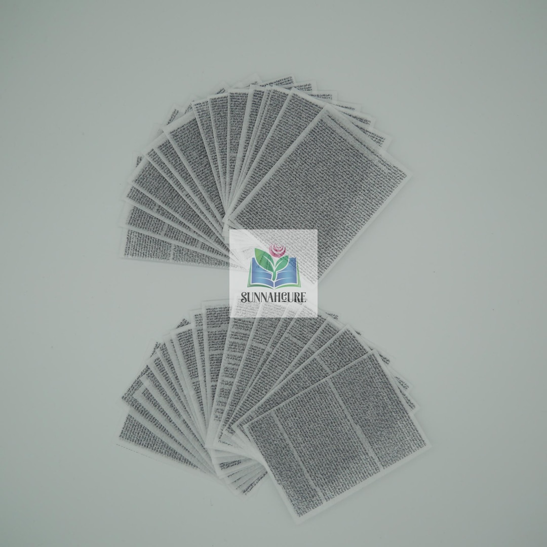 Ruqyah Sheets, Dissolvable Quranic Sheets, Quranic Sheets, Ayat Against ...