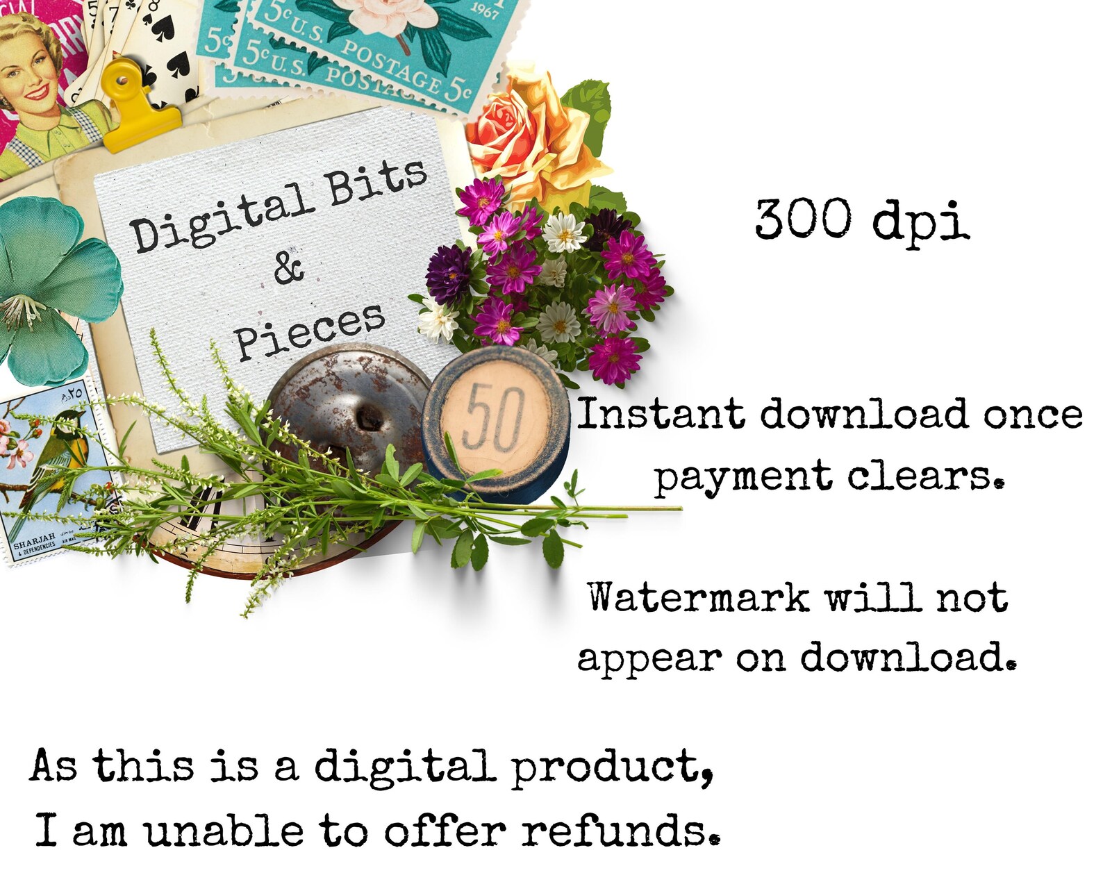 Retro Pinup Clipart and Collage Sheet | Pin up PNG | Fussy Cut People ...