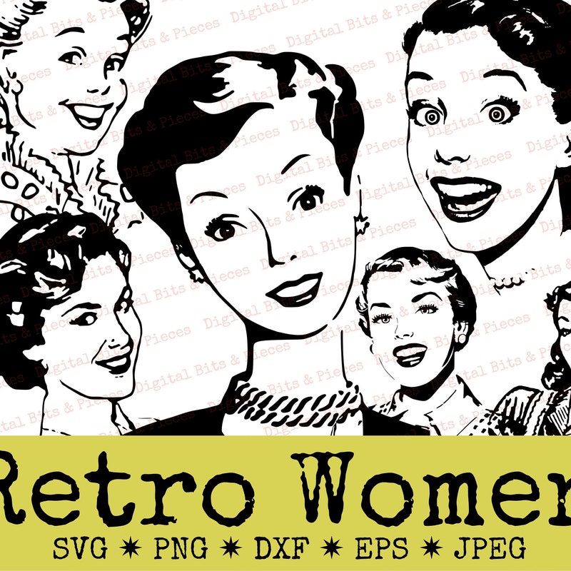 50s Clipart - Etsy