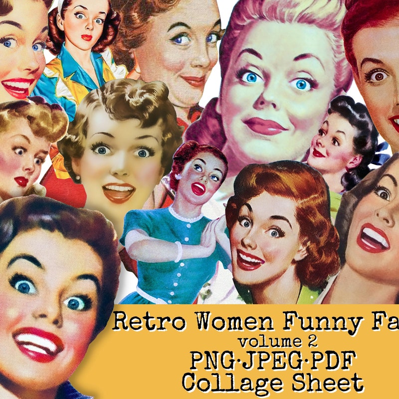 Retro Women - Etsy