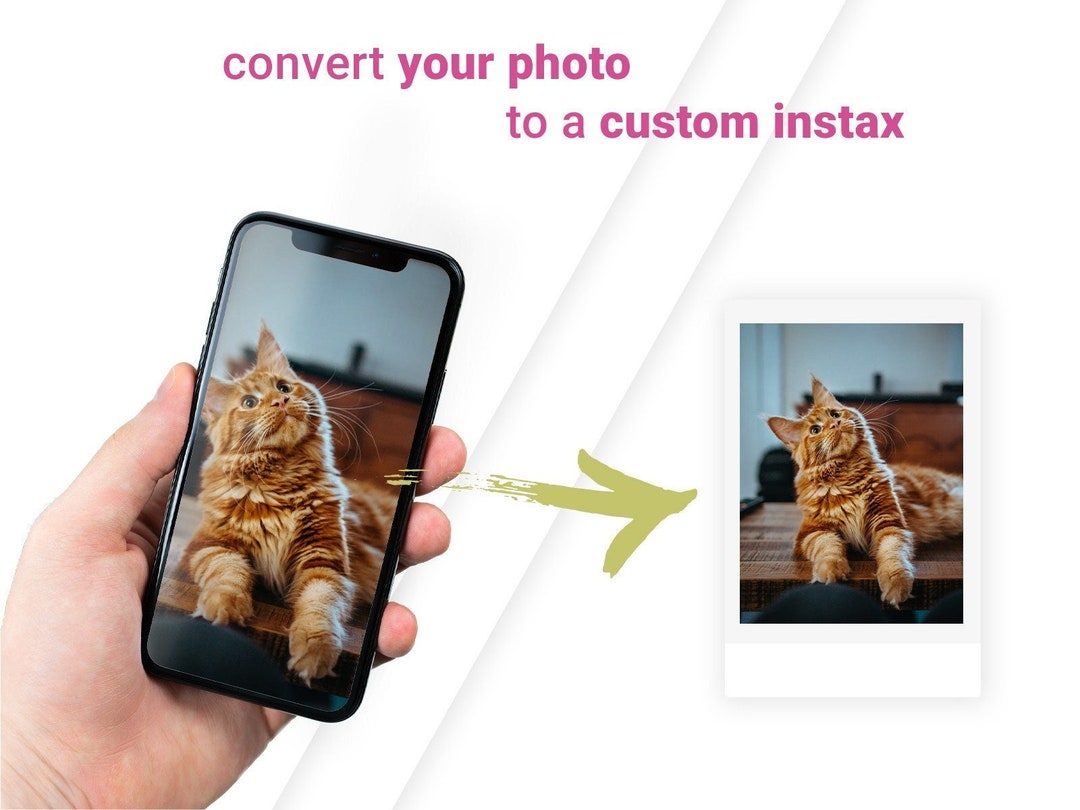 Your Photo as a Custom Instax Mini Print Instant Photo, Print, Gift ...