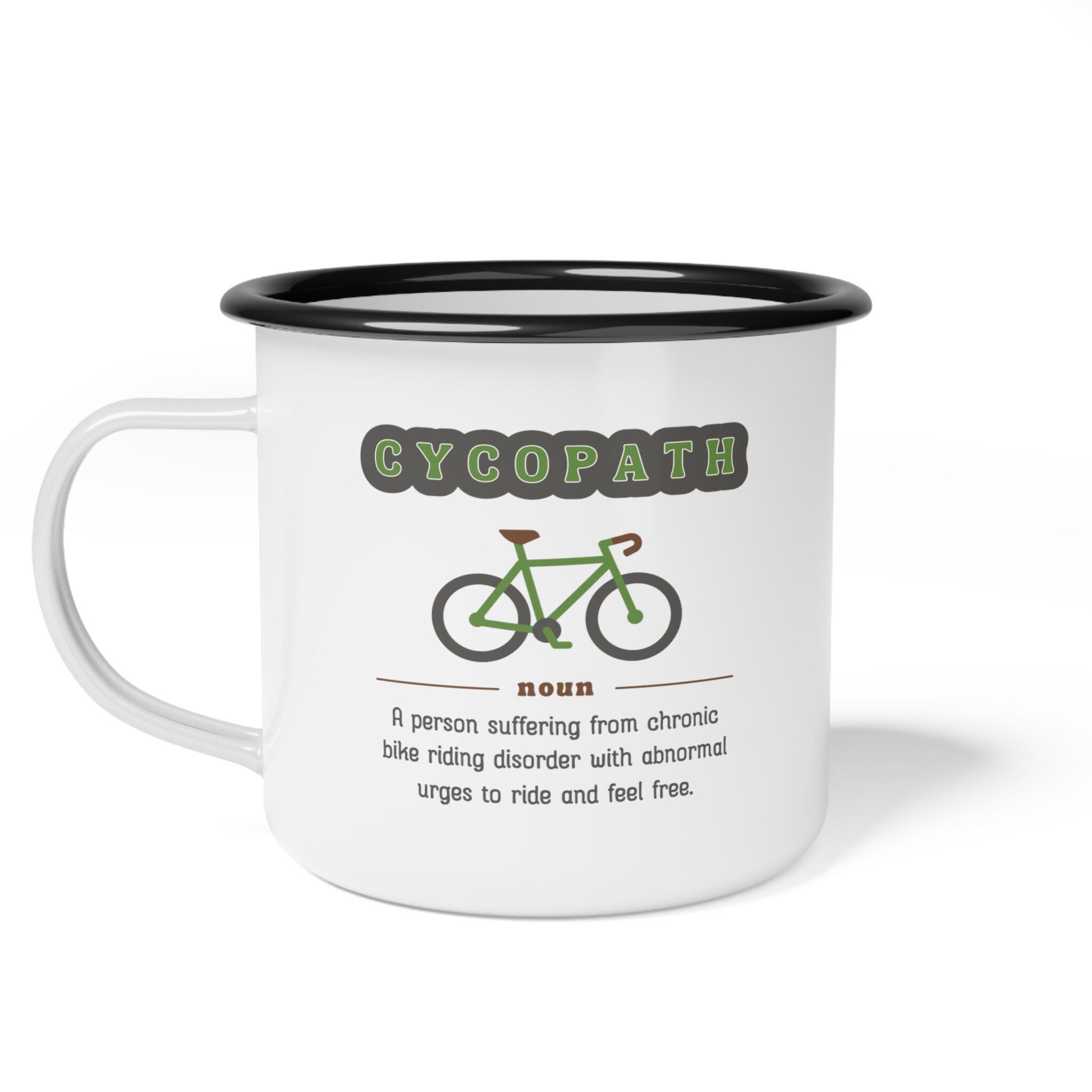 CYCOPATH Bike Lovers Enamel Camp Cup - Etsy